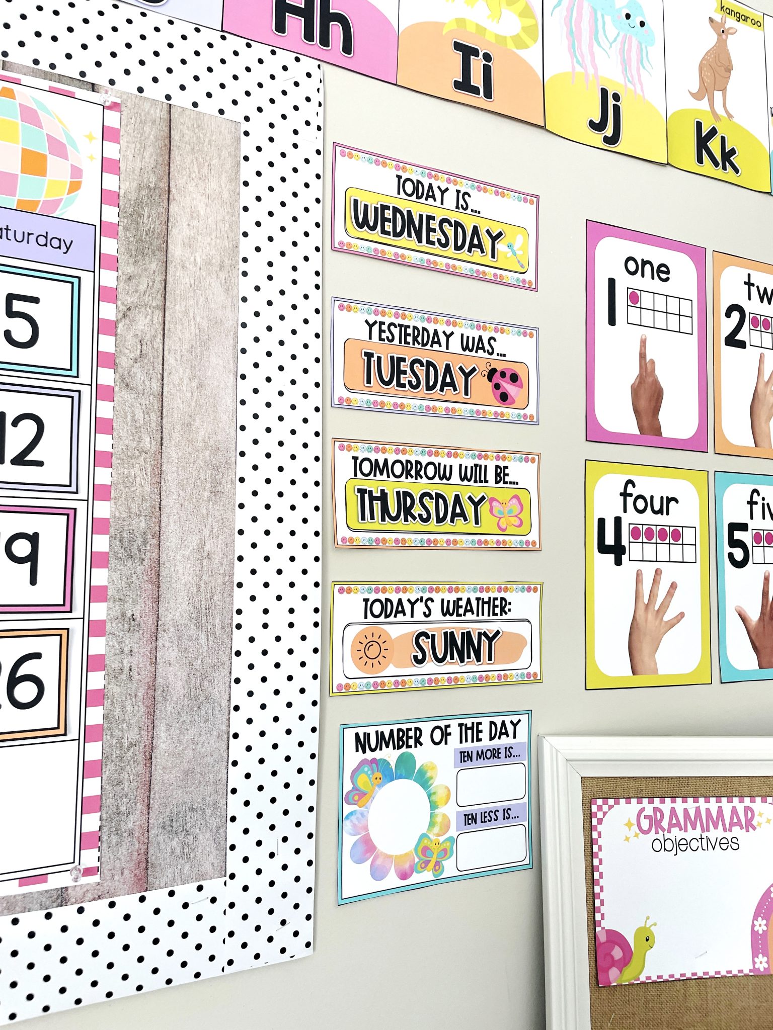 Groovy Garden Classroom Decor Bundle | Retro Colorful Decor